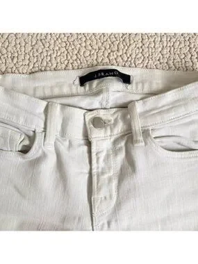 J Brand | Jeans | J Brand Womens Size 24 Tropez White Rail Skinny Leg ...